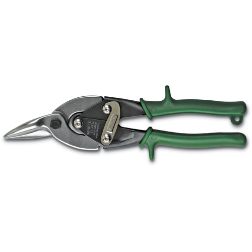 Wright Tool 9P6716R 10" Midwest Aviation Snips, Cuts Right, Green